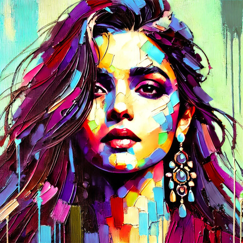 Buy A Symphony Of Colors: Portrait Of A Woman's Soul - 03 - Abstract ...