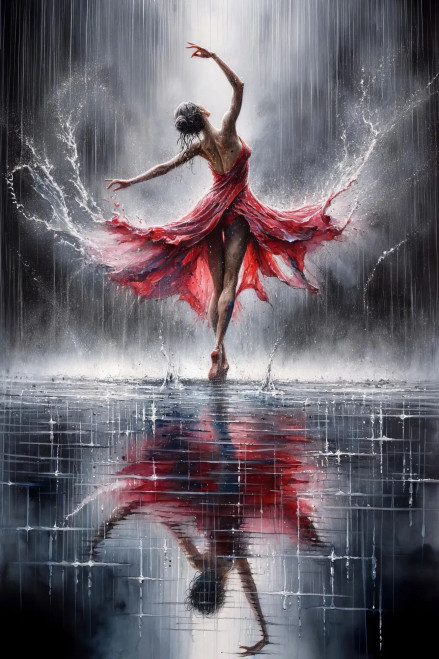 Buy A Splash Of Joy 04 - Realism, Expressive, Fluid Painting Online | Fizdi