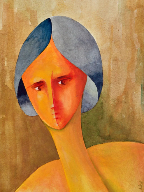 Buy Fearless" - Abstract Portrait Painting Online | Fizdi
