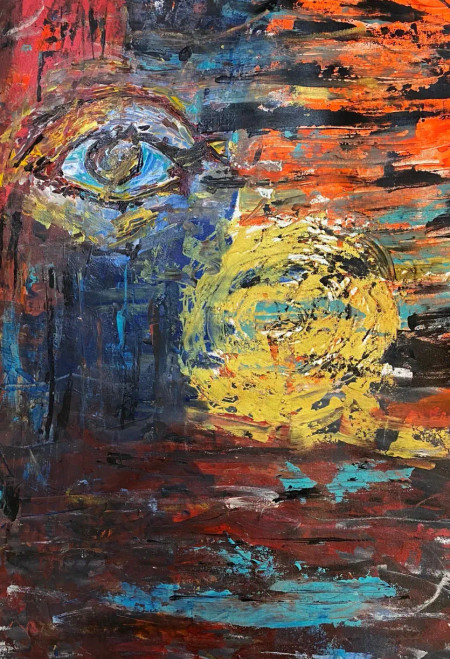 Buy The Eye 03 - Abstract Expressionism Painting Online | Fizdi