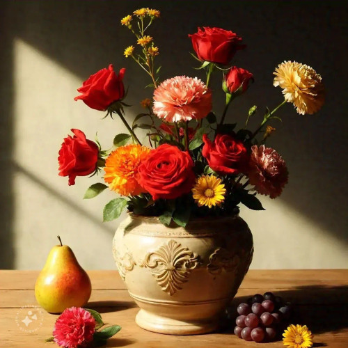 Buy Pure Art 0008 - Classical Still Life Painting Online | Fizdi
