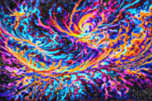 Buy The Hidden Radiance Of The Cosmic Spectrum - Abstract, Cosmic ...