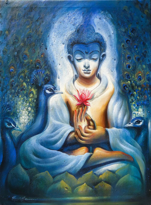 Buy Emotional Attachment - Spiritual, Tranquil Painting Online | Fizdi