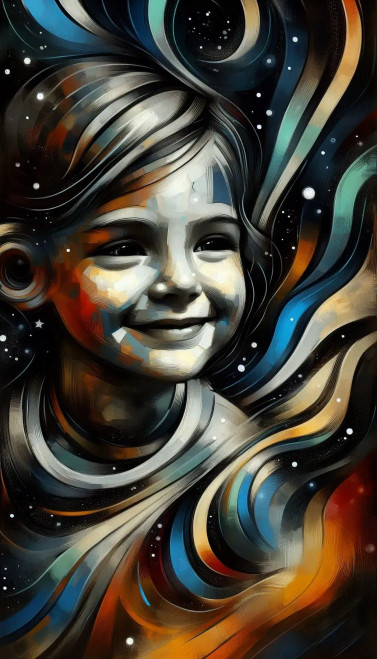 Buy Child Abstract 9 - Abstract Fantasy Painting Online | Fizdi