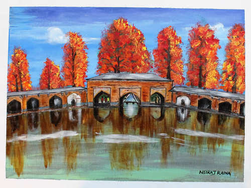 Buy Kashmir Verinag in Fiery Autumn by Neeraj Raina@ Rs. 11890. Code ...
