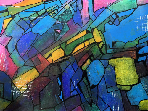 Buy Endurance - Abstract, Modern, Bold Painting Online | Fizdi