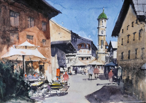 Buy Cityscape - Urban Realism Painting Online | Fizdi