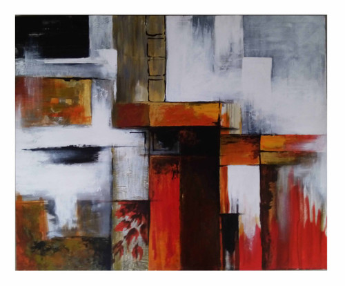 Buy ABSTRACT PAINTING P-30 Handmade Painting by DARSHANA MUTHA. Code ...