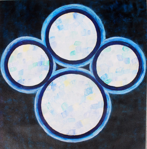 Circular Path - 19in X 20in,ART_FLSF08_1920,Acrylic Colors,Artist ...
