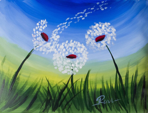 Buy Farm in the Afternoon Handmade Painting by Ravi Viswanathan. Code ...
