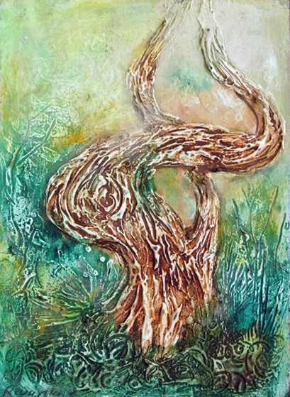 Tree Trunk Beauty04 - 05in X 07in,ART_AKRR36_0507,,Artist Ashok ...