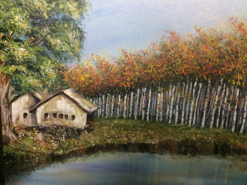 Buy Serenity Handmade Painting by MAMTA ASWAL. Code:ART_4323_26564 ...