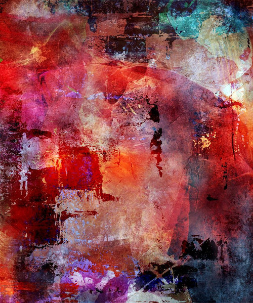 Buy Red Abstract - Abstract Expressionism Painting Online | Fizdi
