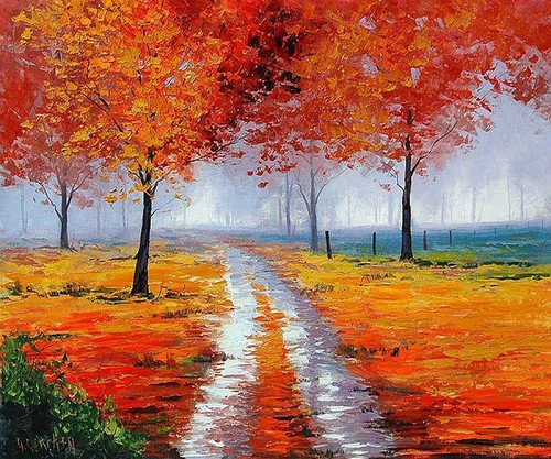 Buy Exhilaration - Impressionistic, Bright, Bold Painting Online | Fizdi