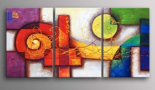 Buy Connected - Abstract, Geometric, Modern Painting Online | Fizdi