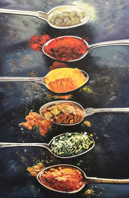Buy Spices painting Handmade Painting by KULDEEP SINGH. Code:ART_6706 ...
