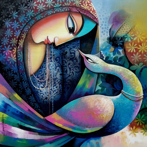 Buy Affection 3 - Abstract, Contemporary, Modern Painting Online | Fizdi