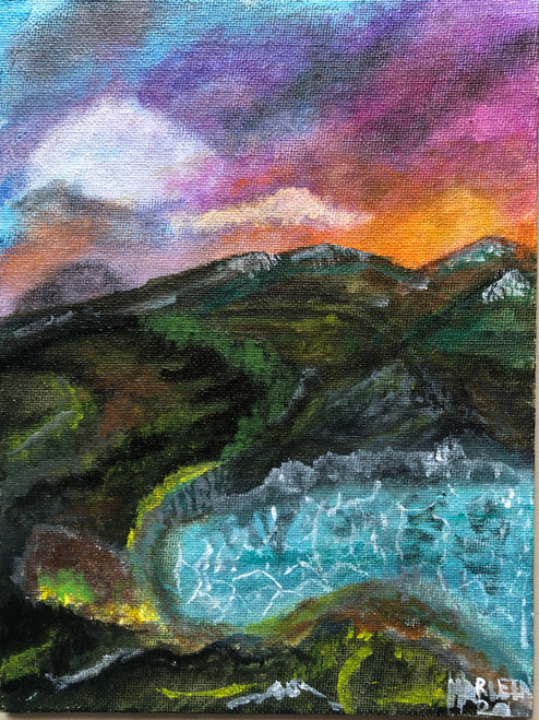 Buy The Wizardly Scene - Surreal Nature Landscape Painting Online | Fizdi