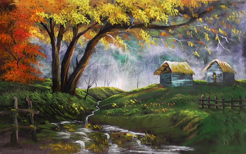 Buy Loneliness - Realism, Landscape, Nature Painting Online | Fizdi