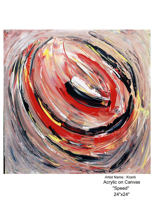 Buy Speed - Abstract, Dynamic, Expressive Painting Online | Fizdi