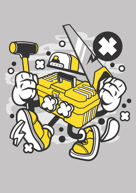 Shop Tool Box (PRT_2227) - Canvas Art Print - 21in X 29in Canvas Art ...