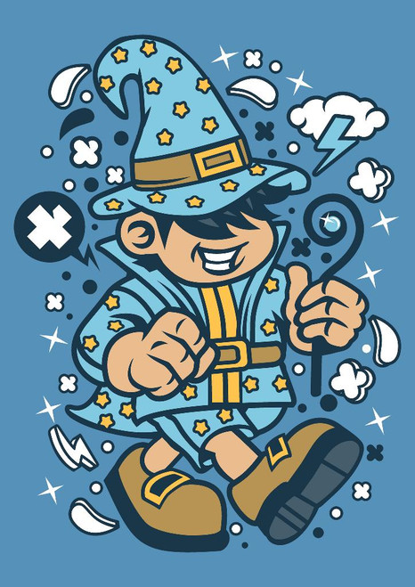 Shop Wizard King (PRT_2722) - Canvas Art Print - 21in X 29in Canvas Art ...