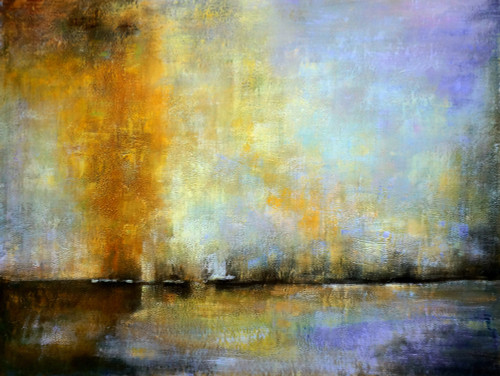 Buy Fire Within - Abstract, Textured, Atmospheric Painting Online | Fizdi