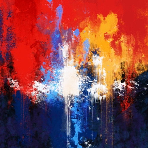 Buy Ray Of Light - Abstract, Modern, Expressive Painting Online | Fizdi