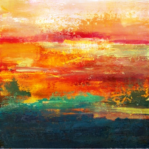 Buy Retro Shades 6 - Abstract, Expressive, Vibrant Painting Online | Fizdi