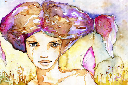 Buy The Soft Touch 04 - Surreal, Watercolor, Feminine Painting Online ...