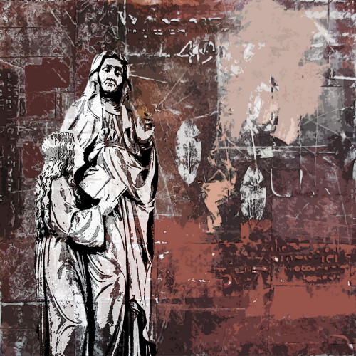 Buy The Preacher - Surrealist, Abstract, Figurative Painting Online | Fizdi