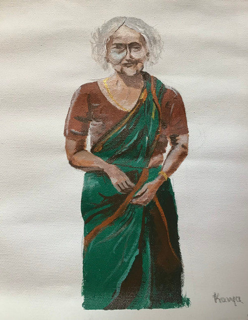 Buy Granny - Realism, Portraiture Painting Online | Fizdi