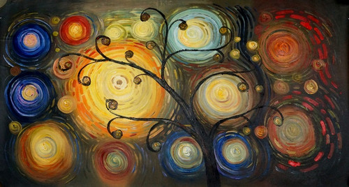 Buy Tree Magic - Abstract, Surreal, Whimsical Painting Online | Fizdi