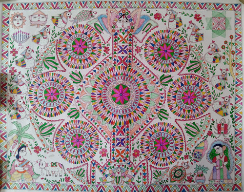 Buy Kohbar Handmade Painting by ANTARA VERMA. Code:ART_8216_59236 ...