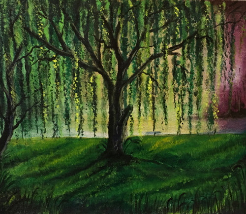 Buy Shadow In Summer - Realism, Nature, Landscape Painting Online | Fizdi