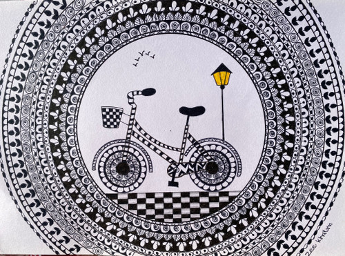 Buy The Mandala Cycle - Mandala, Geometric, Doodling Painting Online ...