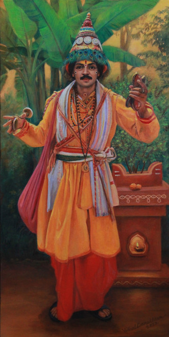 Buy Vasudev - Folk, Realism Painting Online | Fizdi