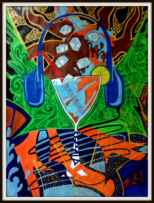 Buy Party - Abstract, Modern, Bold Painting Online | Fizdi