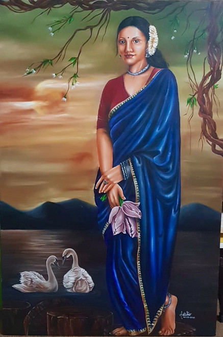 Buy Surupa - Realism, Traditional Painting Online | Fizdi