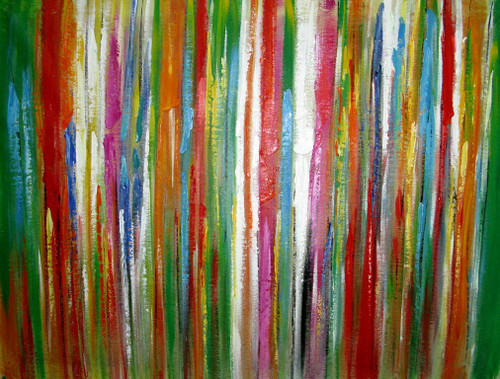 Buy Color Lines - Abstract, Contemporary, Minimalist Painting Online ...