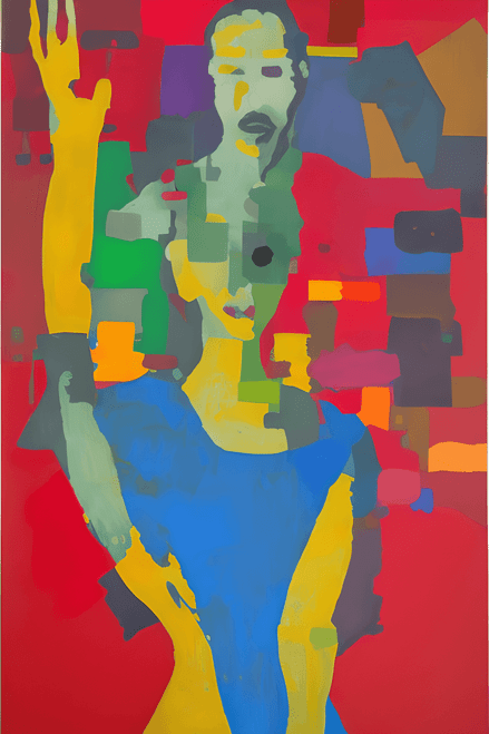 Buy Scream - Abstract, Modern Art Painting Online | Fizdi