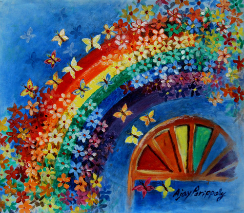 Buy Springs Rainbow by Ajay Parippally@ Rs. 5790. Code:ART_AYPY26_2522 ...