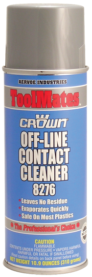 Crown Off-Line Contact Cleaner - 10 oz Aerosol 8276 - LP50-8276 - Light ...