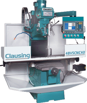 Clausing 3-Axis CNC Bed Mills with ACU-RITE MILLPWR Control - Light ...