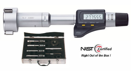 SPI Hole Micrometers Electronic 3 Point Internal - Light Tool Supply