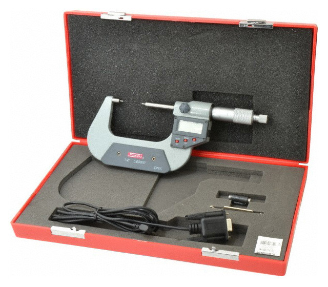 SPI IP65 Electronic Spline Micrometers - Light Tool Supply