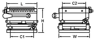 Suburban Magna-Sine Magnetic Compound Sine Plates - Light Tool Supply