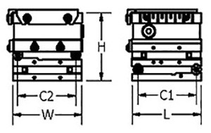Suburban Permanent Magnetic Compound Sine Plates - Light Tool Supply