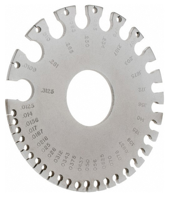 SPI U.S. Standard Gage for Sheet & Plate Iron and Steel - 30-189-5 ...