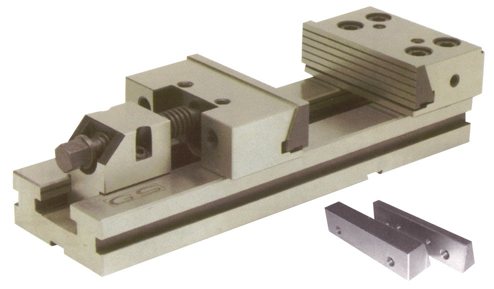 GS Modular Milling Vise, Jaw Width: 8", Opening: 12" - 382-040 - Light ...